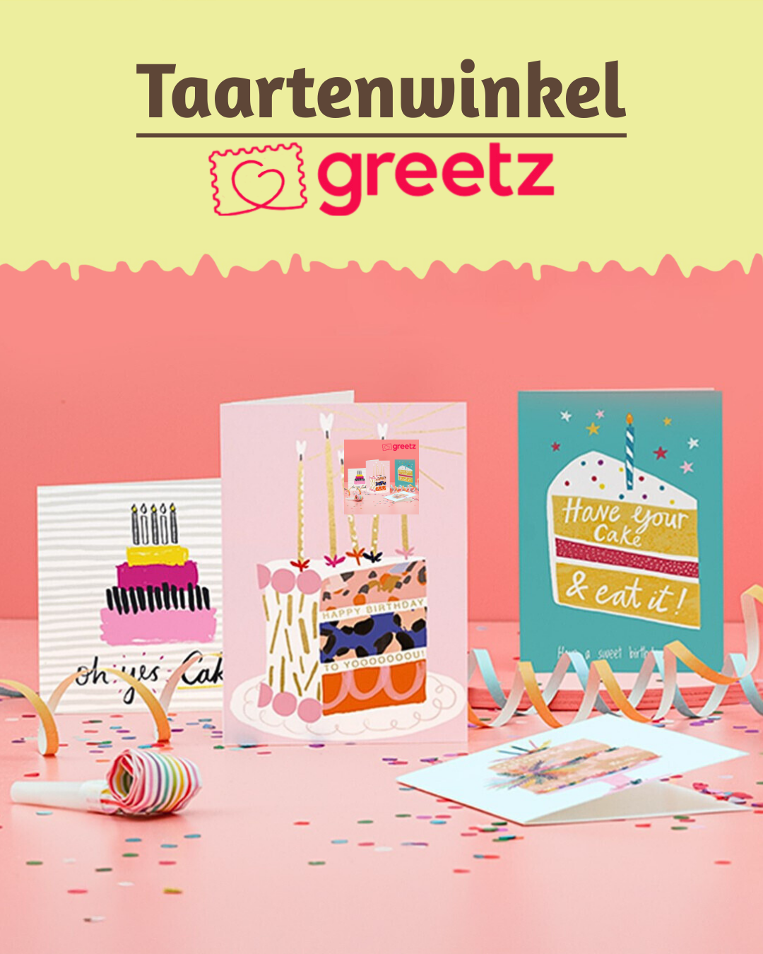 Taartenwinkel x Greetz